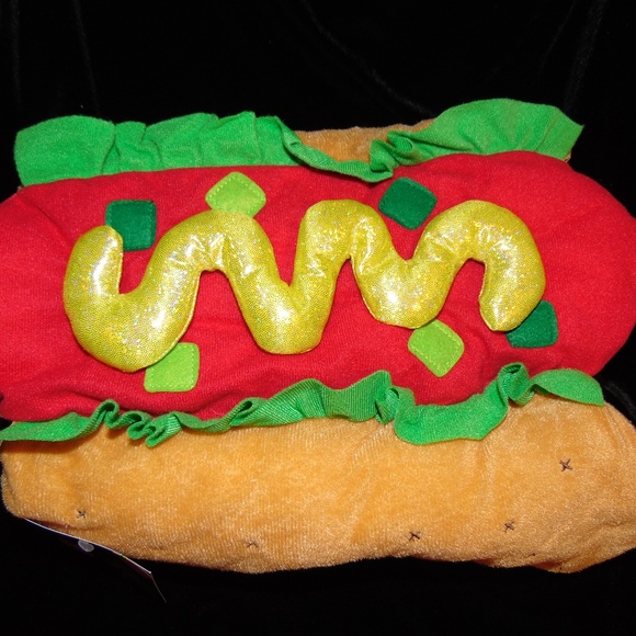 Other | Nwt Hot Dog Costume In Sz Medium Velcro Straps | Poshmark